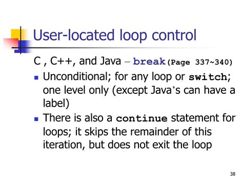 ppt statement level control structures powerpoint presentation free
