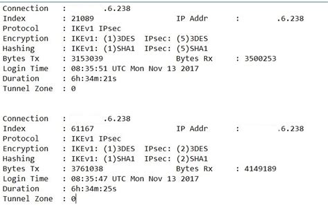 Solved Show Vpn Sessiondb Is Showing Active Sessions By Peer Cisco Community