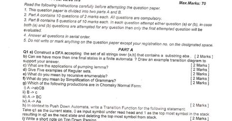 LPU CSE OLD QUESTION PAPERS