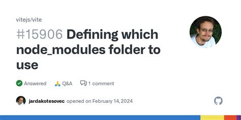 defining which node modules folder to use · vitejs vite · discussion