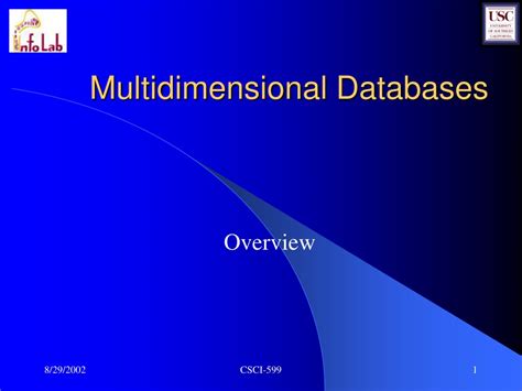 ppt exploring multidimensional databases a comprehensive overview