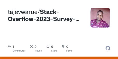 Github Tajevwaruestack Overflow 2023 Survey Analysis