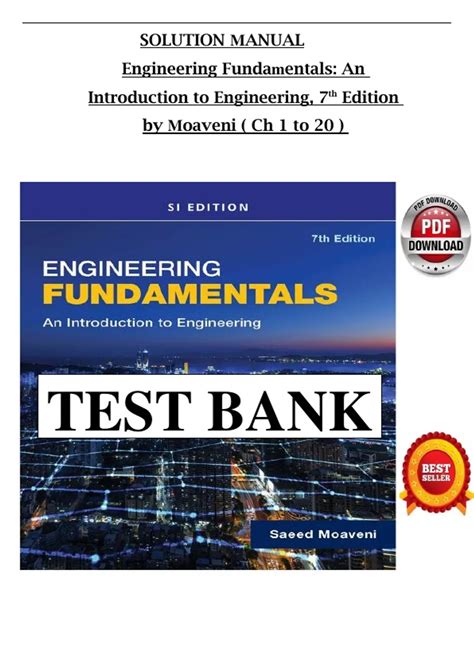 Solution Manual For Engineering Fundamentals An Introduction To