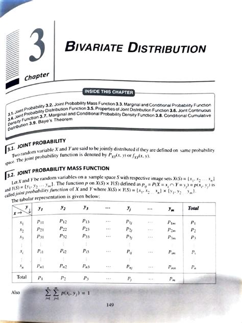 Bivariate Distribution Pdf