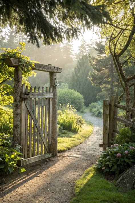 13 Inspiring Log Gate Entrance Ideas For Your Home