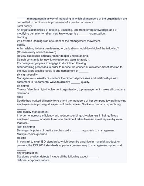 Busi 310 13 Lecture Notes Management Is A Way Of Managing