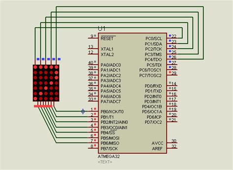 Technologination Tutorial Dot Matrix Display Dengan Codevision Avr