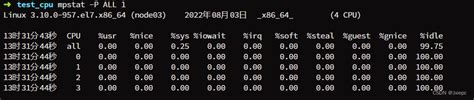 Linux Centos下几种cpu查看使用率的常用命令centos查看cpu占用率 Csdn博客
