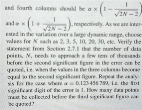 Error In The Error Consider A Set Of Chegg