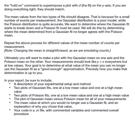 Poisson Statistics Experiment Objective To