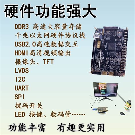 xilinx fpga开发板小梅哥手把手教学视频0基础自学进阶实战acx720 taobao