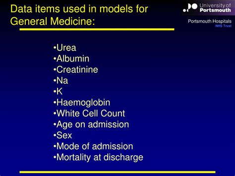 Ppt Measuring Clinical Performance Using Routinely Collected Clinical