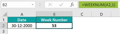 Week Number In Excel Formula Examples How To Use