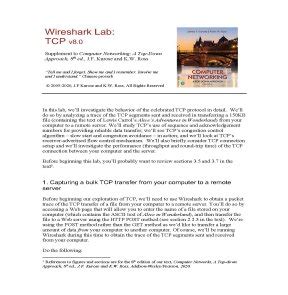 Lab 3b Wireshark Tcp V8 0