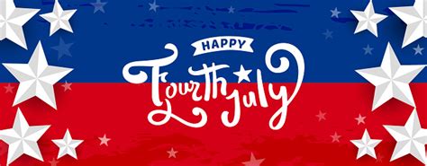 7월 4일 해피 미국 미국 사용자 정의 핸드 레터링 빨간색과 파란색 수채화에 리본이 달린 타이포그래피 디자인 3d 별이 있는 그런지 배경 브로셔 포스터 또는 배너용 프로모션