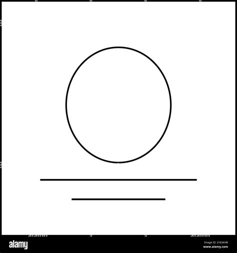 Chemical Periodic Symbol Oxygen Icon Illustration Design Stock Vector