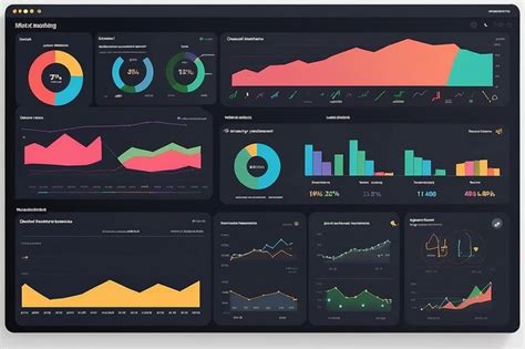 Premium Photo Chat Marketing Metrics Dashboard