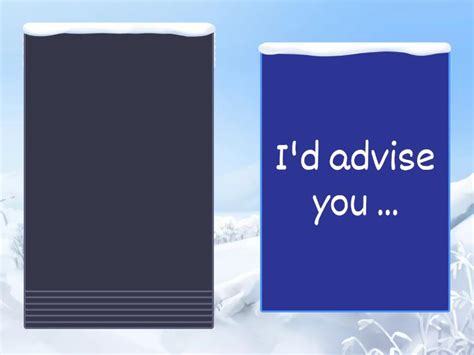 Verb Patterns Speaking Speaking Cards
