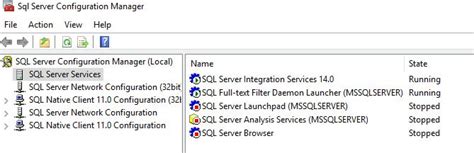 Sql Server Sql Server Agent Missing In Sql Server Configuration Manager Sql Authority With