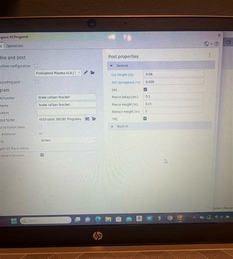 I Cant Post My G Code In F360 To Output Folder Solved Re Installed Program Fusion 360 Cam