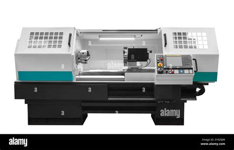 Manufacturing Professional Lathe Machine Industrial Concept Programmable Modern Digital Lathe