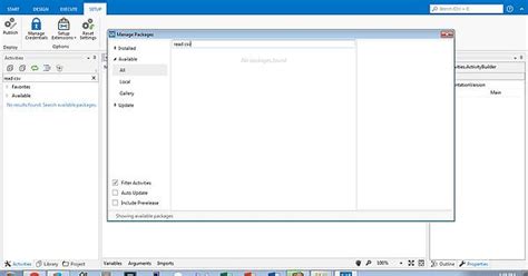 Read Csv File Missing In Uipath Studio Stack Overflow