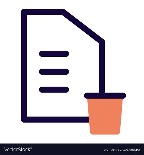 Storage Extended By Deleting Extra Files Vector Image