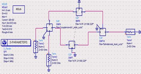 whole circuit except antenna in ads software download scientific diagram