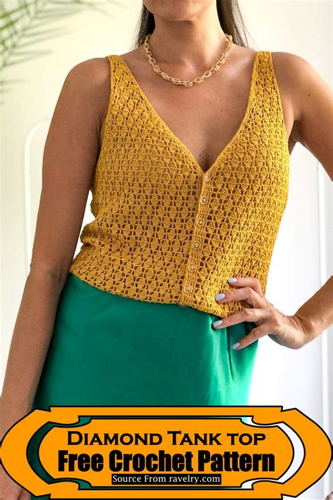 24 Free Crochet Tank Top Patterns
