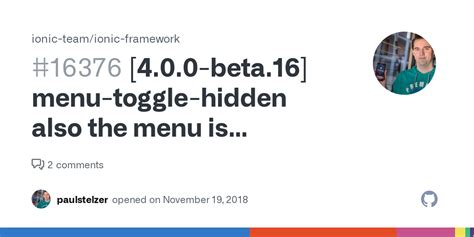 400 Beta16 Menu Toggle Hidden Also The Menu Is Available · Issue 16376 · Ionic Teamionic