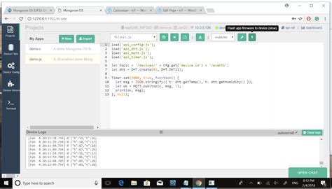 Esp8266 With Mongoose Os And Arduino Kusumamounica