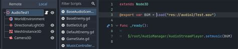 Audio Script Error How Could I Resolve This Tried To Convert The Path