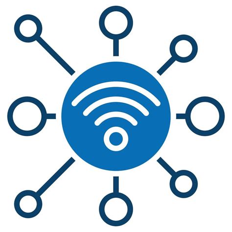 Iot Network Icon Line Vector Illustration 38493398 Vector Art At Vecteezy