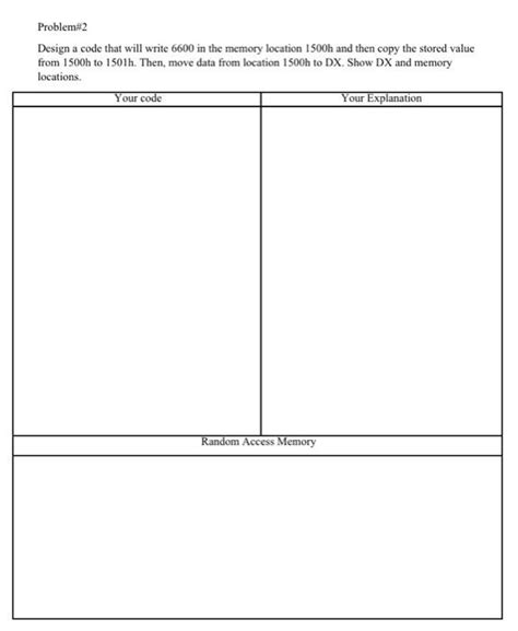 Solved Excersie Design An Assembly Program That Will Solve Chegg