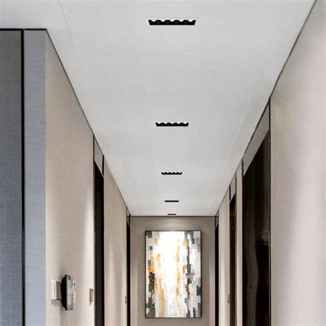 Promo Lampu Downlight Plafon Sorot Led Embedded Linear Grill Spotlight
