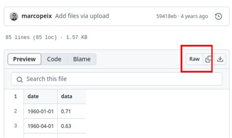 Solved Parsererror When Reading Csv File From Github