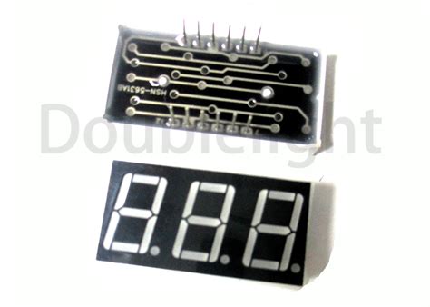 0 56 Inch Numeric Led Display Technical Data Sheet Pure Green 3 Digit 7 Segment Led Display