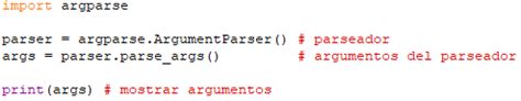 EJECUTANDO SCRIPTS PARA TERMINAL CON ARGPARSE El Programador Chapuzas