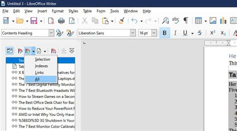 How To Merge Docs In Libreoffice Writer With Master Document