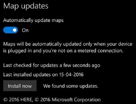 HERE Maps Data On Windows Mobile Updated