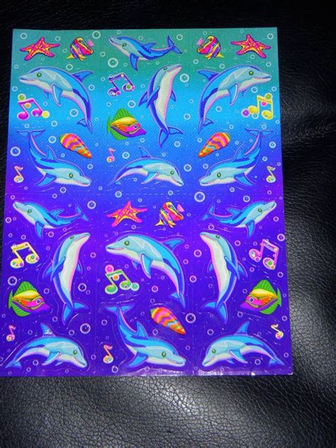 Lisa Frank Dolphin Stickers S362 Dolphin Tropical Stickers Etsy