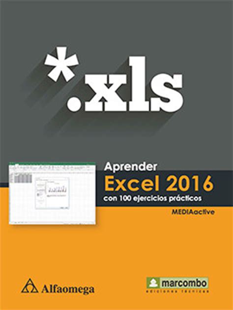 Aprender Excel 2016 Con 100 Ejercicios Prácticos Alfaomega México