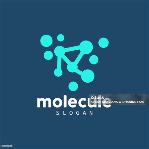 뉴런 로고 분자 로고 디자인 벡터 And 템플릿 일러스트레이션 3차원 형태에 대한 스톡 벡터 아트 및 기타 이미지 3차원 형태 Dna Rna Istock