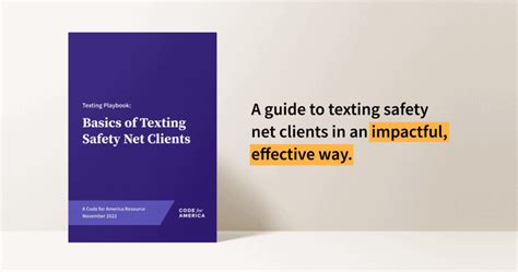 The Five Basics Of Texting For A Human Centered Safety Net — Code For America