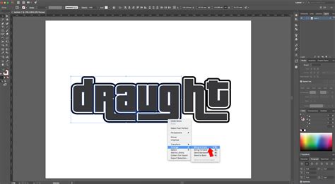 overlapping shaded text effect in illustrator design bundles