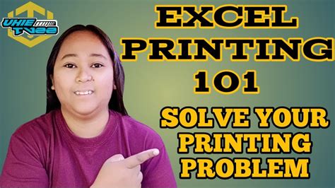 Excel Printing 101 To Solve Your Printing Problem Youtube