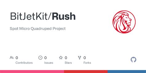 Github Bitjetkitrush Spot Micro Quadruped Project