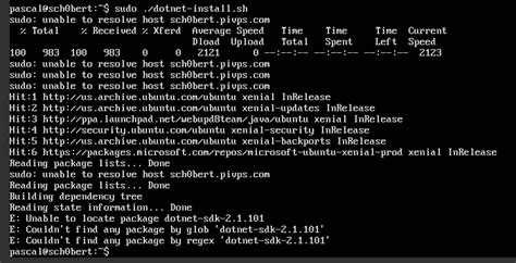 Net Core Sdk Is Not Able To Install It In Ubuntu 1604 · Issue 9225 · Dotnetsdk · Github