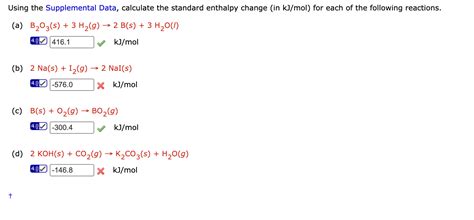Using The Supplemental Data Calculate The Standard