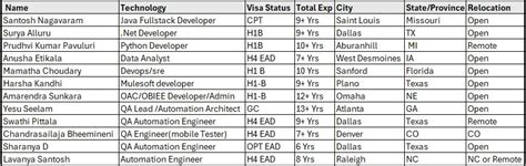 C2c Email Phone Hotlist Requirements Directclient Primevendors Dotnetfullstackdeveloper